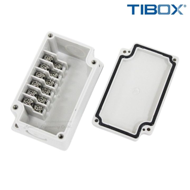 TIBOX TJ-6P-K กล่องพลาสติก พร้อมเทอร์มินอลบล็อก (Plastic Terminal Block ...