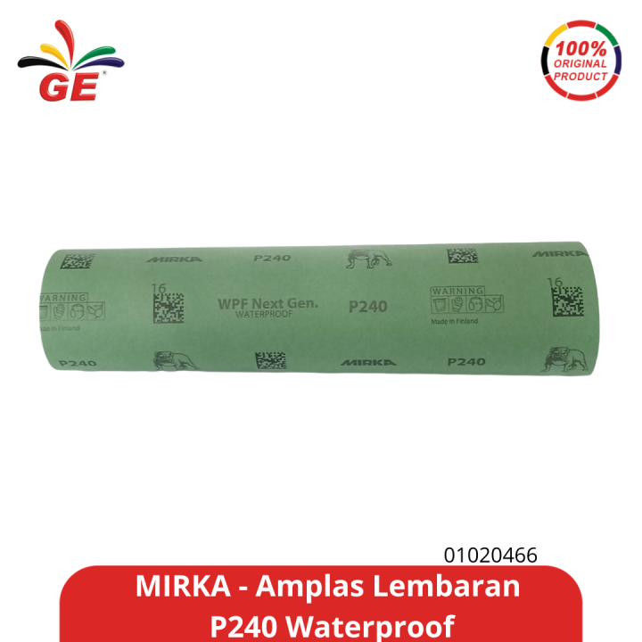 GE - Mirka Amplas Lembaran P240 Waterproof 01020466 | Lazada Indonesia