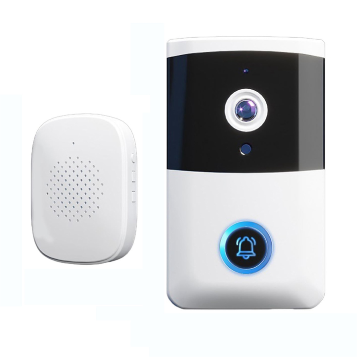 Wireless Doorbell with with Intercom Function Wireless Smart Doorbell ...