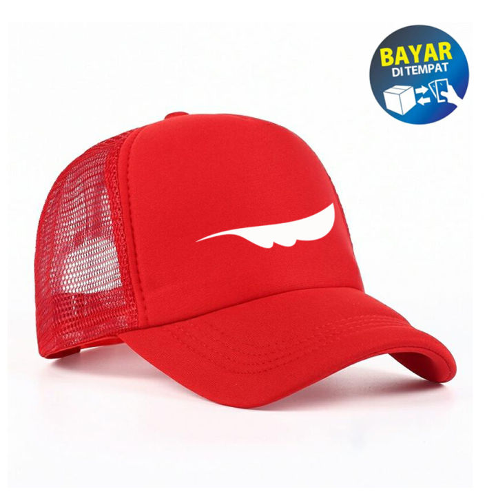 Copaz Shop Topi Distro Trucker Jaring Logo Noah Premium Text Hitam MS | Lazada Indonesia