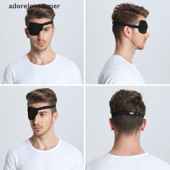 {Receive Yali} ผ้าปิดตาโจรสลัด AD1PH สำหรับทุกเพศสีดำแผ่นปิดตาเดี่ยว Eyepatch ตาเว้าหนึ่งตา ...