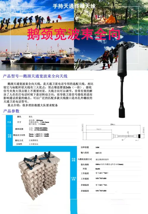 Tiantong-1 satellite phone universal gooseneck wide beam omni ...