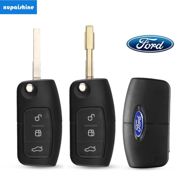 【XPS】3 Button Flip Folding Remote Fob Cover Uncut Car Blank Key Shell ...