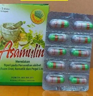 COD-ASAMULIN KAPSUL ORIGINAL ASLI ISI 30 KAPSUL | Lazada Indonesia