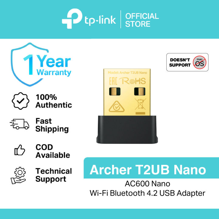 TP-Link Official Store | Archer T2UB Nano AC600 | WiFi Bluetooth 4.2 ...