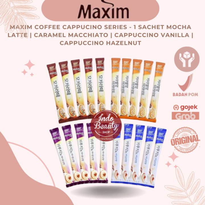Maxim Coffee Cappucino Series - All Variant 1 Sachet Mocha Latte ...