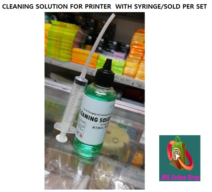 CLEANING SOLUTION FOR PRINTER WITH SYRINGE/SOLD PER SET | Lazada PH
