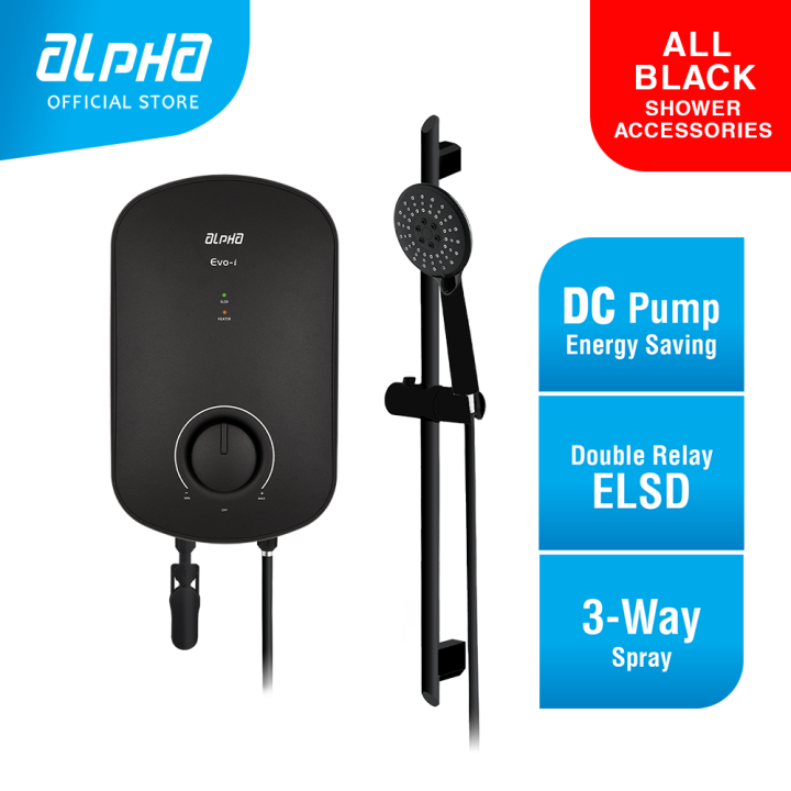 ALPHA - EVO i Shower Instant Water Heater (DC Pump) | Lazada