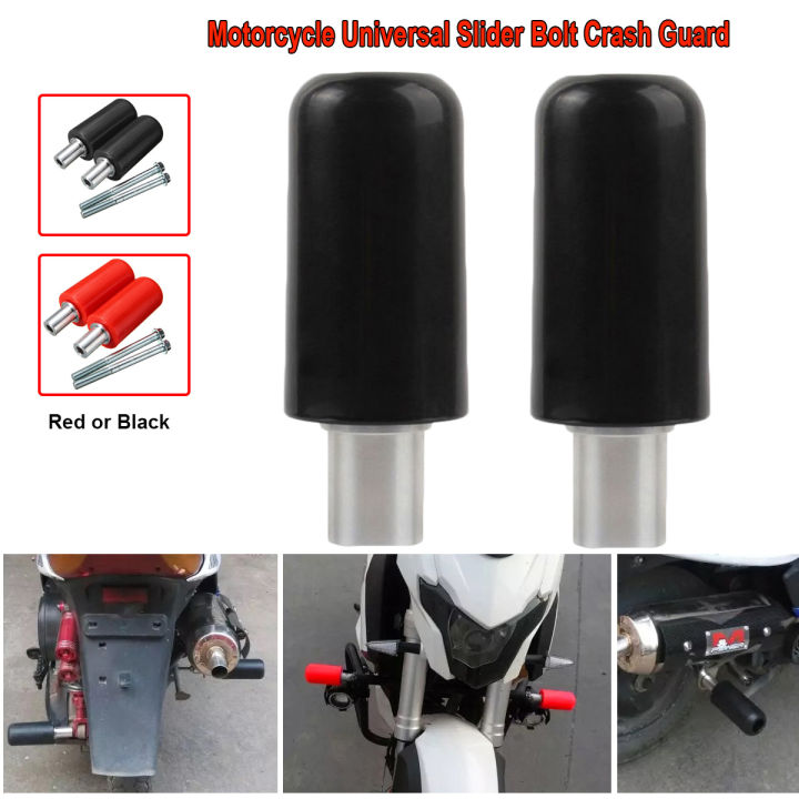 10mm Universal Motorcycle Sliders Frame Bumper Bolt Protector Crash ...