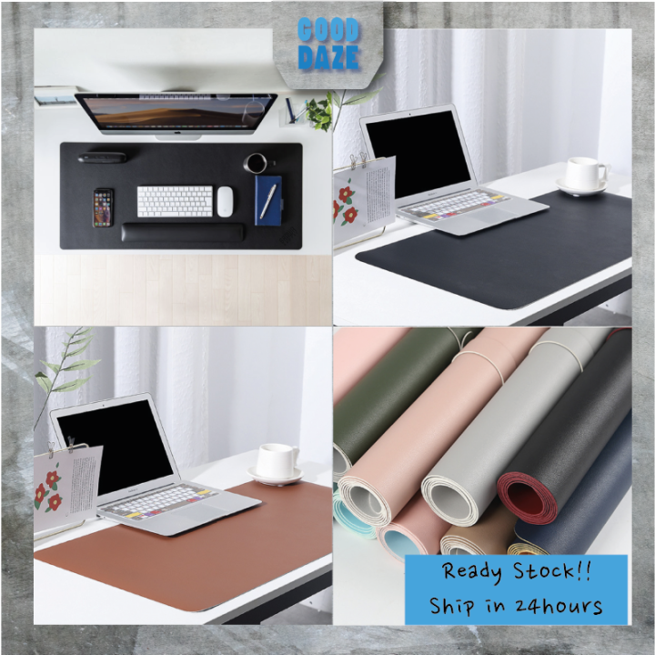 Leather Anti-slip Computer Gaming Desk Mouse Mats (Double Sided ...