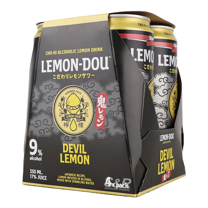 Lemon-Dou Devil Lemon 4pcs x 330mL | Lazada PH