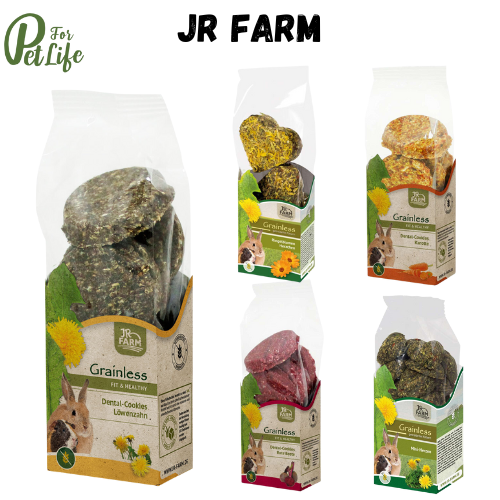 JR FARM เจ อาร์ ฟาร์ม คุกกี้หญ้า หญ้าอัดก้อน ขนมลับฟัน สำหรับกระต่ายและ ...