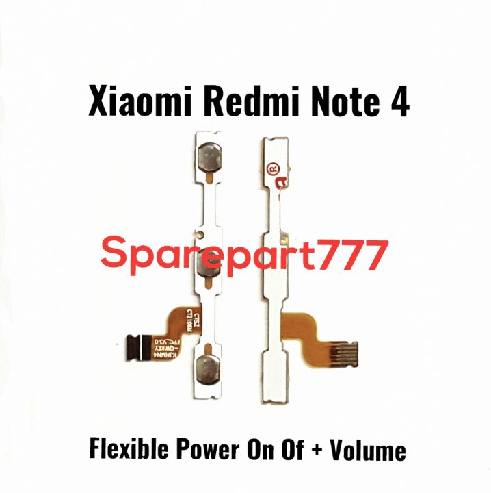 Flexible Connector Volume Power On Off Xiaomi Redmi Note 4 - Flexibel Fleksibel Fleksible ...