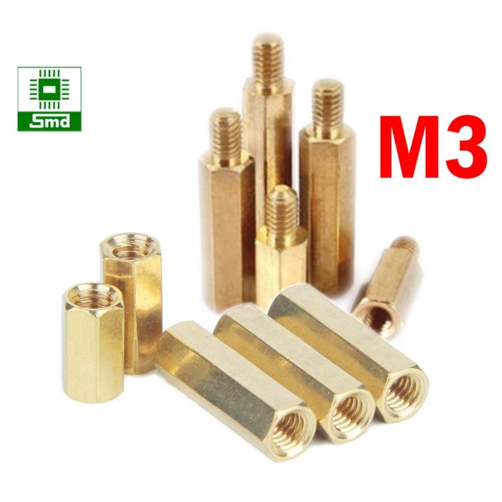 Trụ Đồng M3 chân đồng M3 M4 Đực Cái, Cái Cái,Cọc đồng đỡ, mạch điện PCB ...