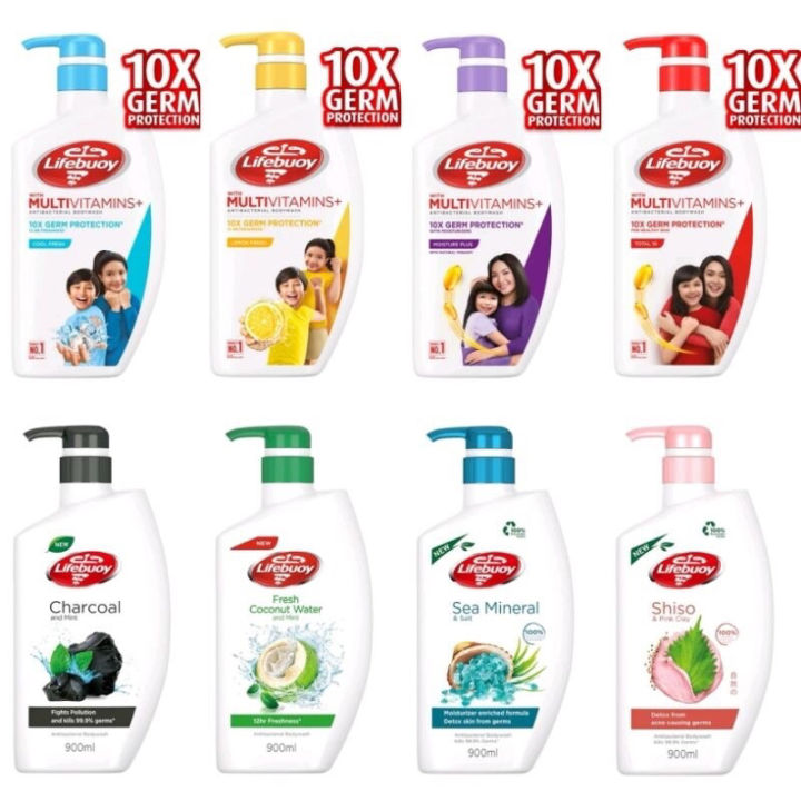 Lifebuoy Antibacterial Body Wash (900ml/950ml) | Lazada