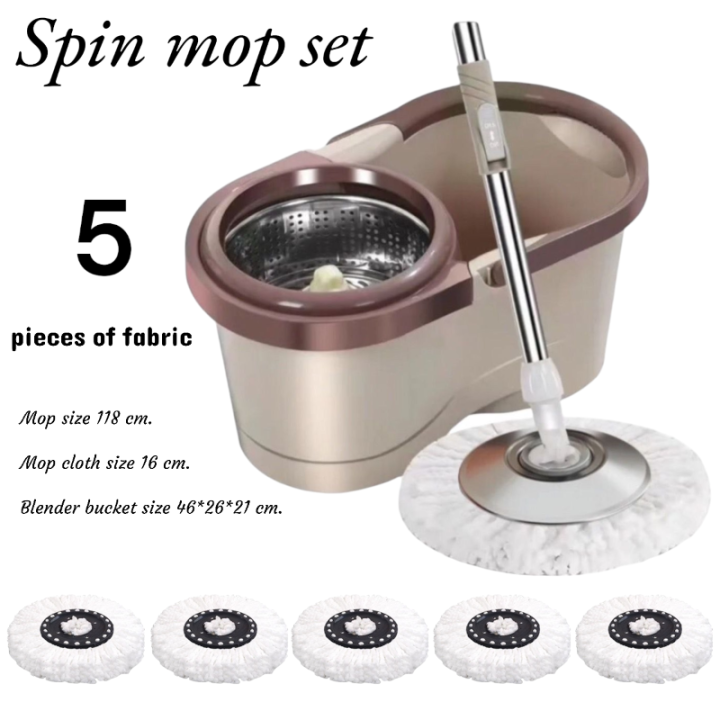 Spin mop stainless mop360cm Spin mopSet Mop Microfiber | Lazada