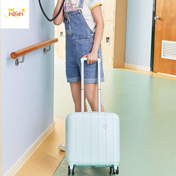 WPOT กล่องเก็บสัมภาระ กระเป๋าเดินทางสีลูกกวาด ล้อเงียบ น้ำหนักเบามาก ...