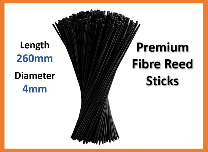 Bundle of 25 Thick Premium Fibre Reed Sticks 260mm by 4mm for All oil ...