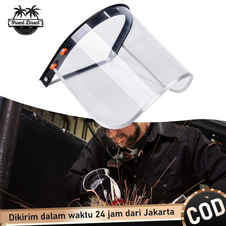 Welding Face Shield Bracket Visor Bening Anti Droplet Face Shield Helm ...
