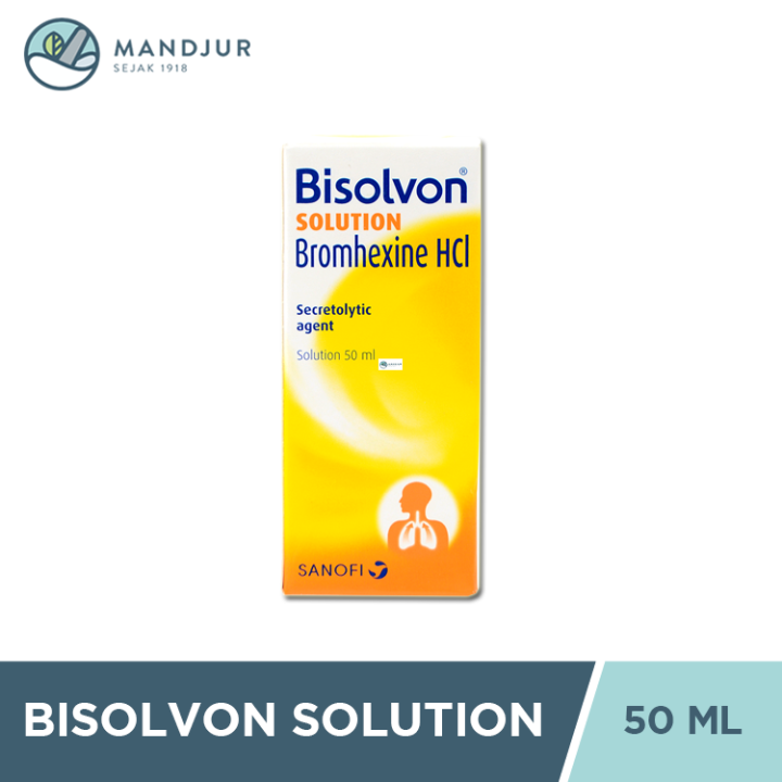 Bisolvon Solution 50 ML - Larutan Pengencer Dahak | Lazada Indonesia