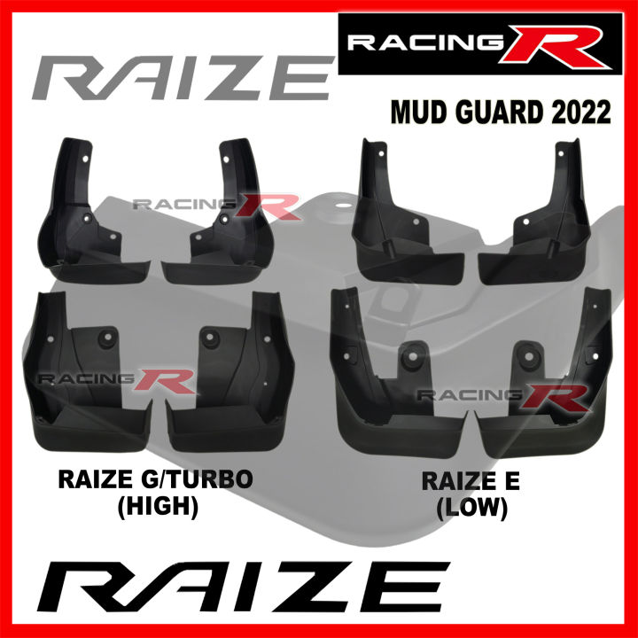 Toyota Raize 2022 - 2024 Mud guard with Screw 2022 ( Car Accessories ...