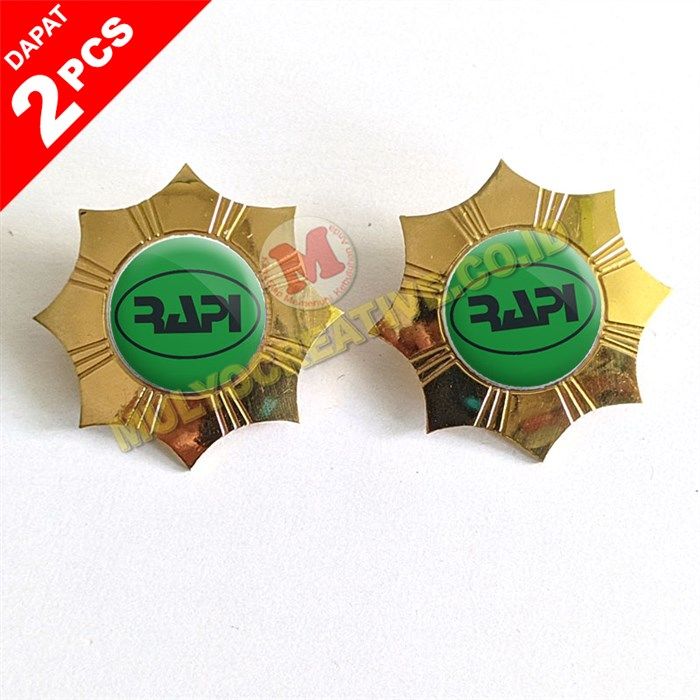 Pin RAPI Bros Wing Logo Radio Antar Penduduk Indonesia Lencana Pin Logo ...