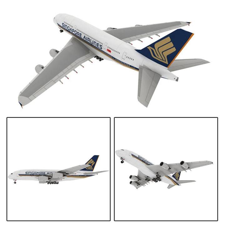 Plastic Airbus A380 Paper Airliner Model Toy Airplane Creative Gift ...