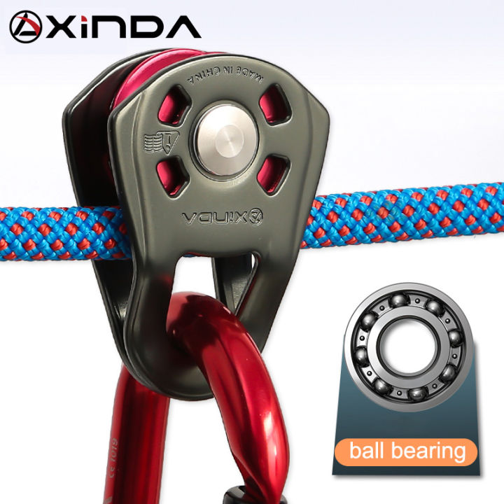 XINDA Professional Small single pulley Gear ball bearing Mountaineering ...