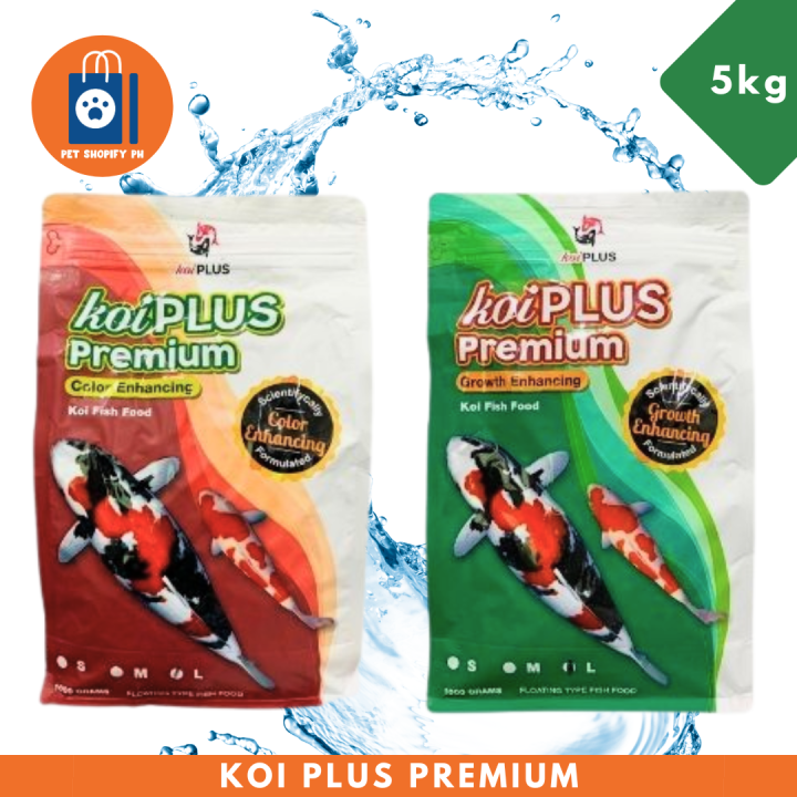 5KG Koi Plus Premium Growth Enhancing and Color Enhancing Koi Food ...