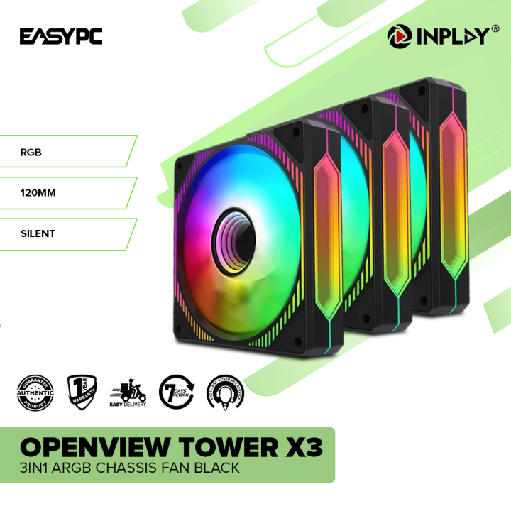 EasyPC | Inplay Openview Tower X3 3in1 and One X1 Single ARGB Chassis ...