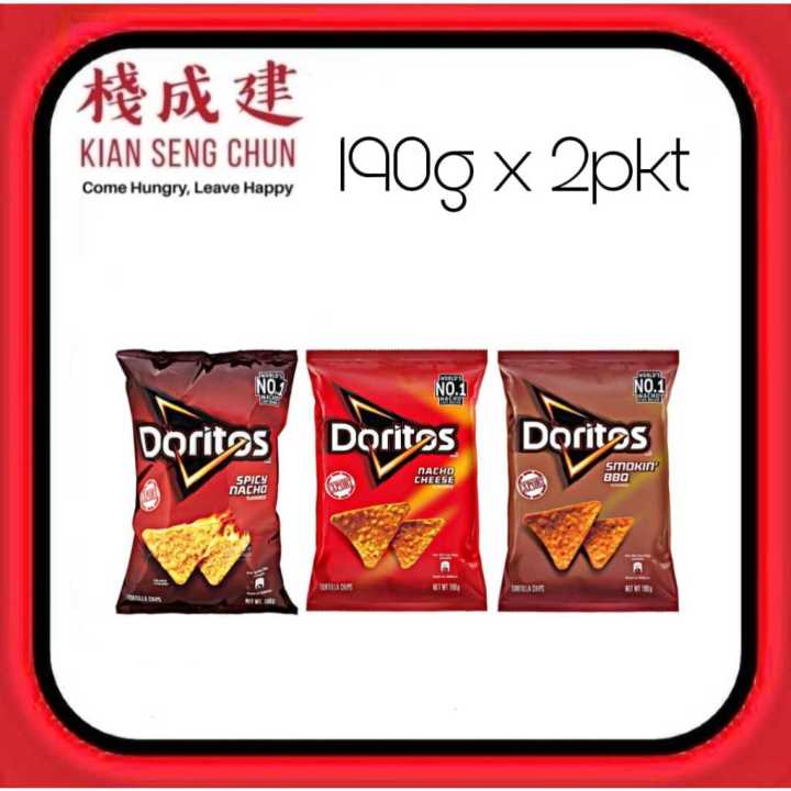 190g x 2pkt Doritos Tortilla Chips | Lazada Singapore