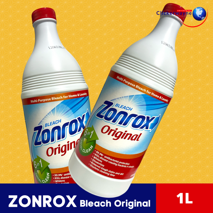 Zonrox Bleach Original 1000mL 6-in-1 Total Clean | Lazada PH