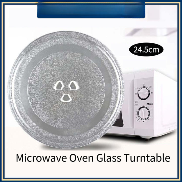24.5cm Microwave Oven Glass Plate Microwave Oven Disc Tray Y type ...