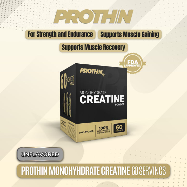 Prothin Monohydrate Creatine Powder Supplement 60 servings Optimum ...