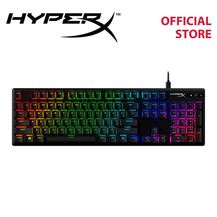 HyperX Alloy Origins Wired RGB Mechanical Gaming Keyboard - HX Blue ...