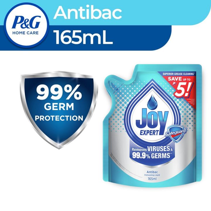 Joy Expert Antibac Dishwashing Liquid 165mL x 2 Refill | Lazada PH