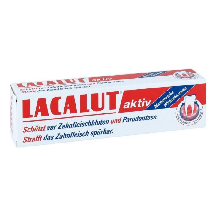 German Lacalut Aktiv Gum Soft Care Toothpaste 100ml Periodontal care ...