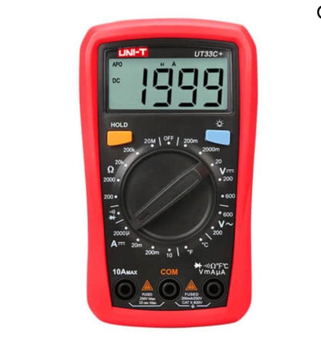 UNI-T UT33C+ DIGITAL PALM SIZE MULTIMETER | Lazada