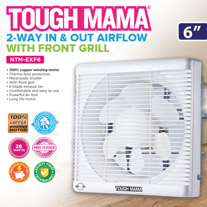 Tough Mama NTM-EXF One Way and Two-way Electric Exhaust Fan Powerful ...