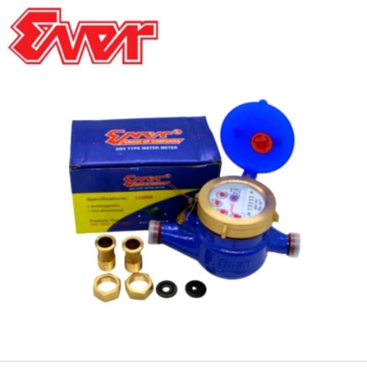 EVER Water Meter ( PVC, Brass)Original | Lazada PH