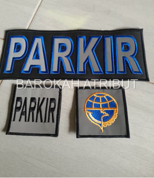 LOGO BORDIR PARKIR SATU SET LOGO BORDIR PEREKAT | Lazada Indonesia