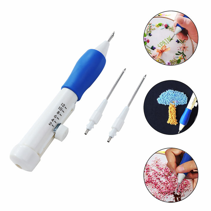 3 Size Embroidery Punch Needle Stitching Tool Set | Lazada