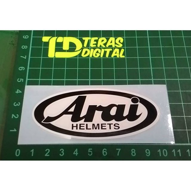 Cutting Sticker Helm Arai | Lazada Indonesia
