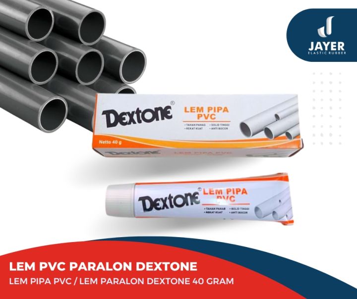 lem pipa pvc dextone 40 gram original Lem paralon pvc | Lazada Indonesia