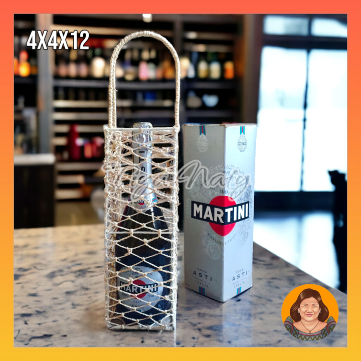 TIYA NATY Abaca Wine Holder Wedding Souvenir bag giveaways craft ...