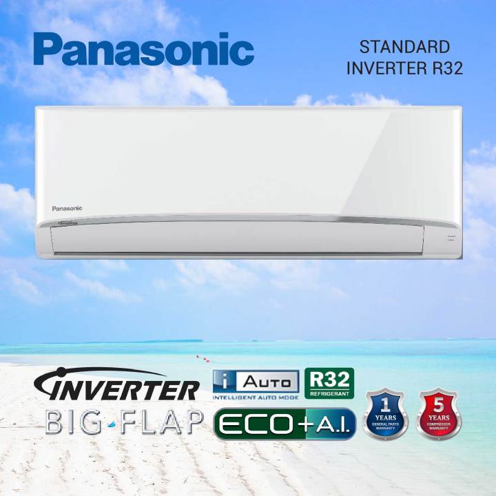 Free Installation Panasonic Standard Inverter R32 Single-Split Type CS ...