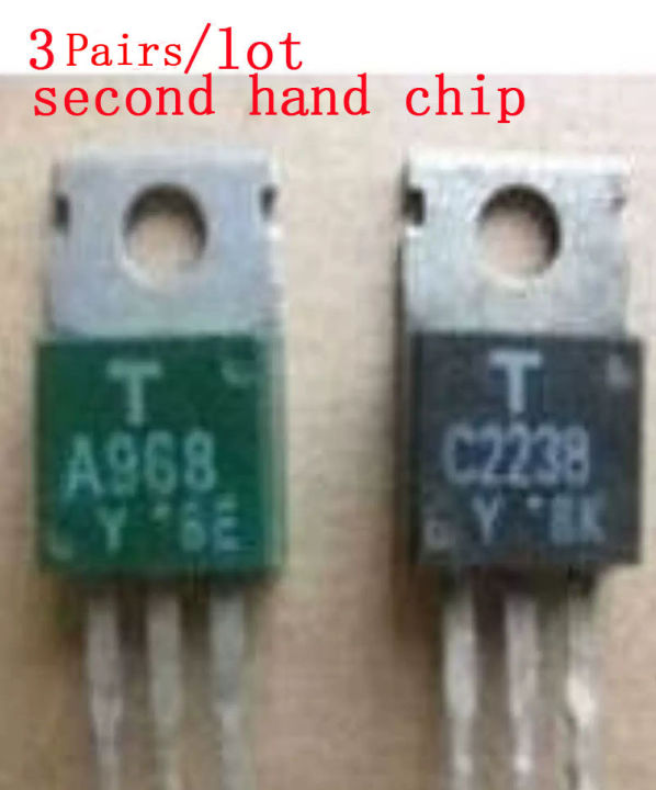 ชิป C2238 A968สำหรับ2SC2238B 2SA968B หลอดจับคู่เครื่องเสียง3คู่ ...