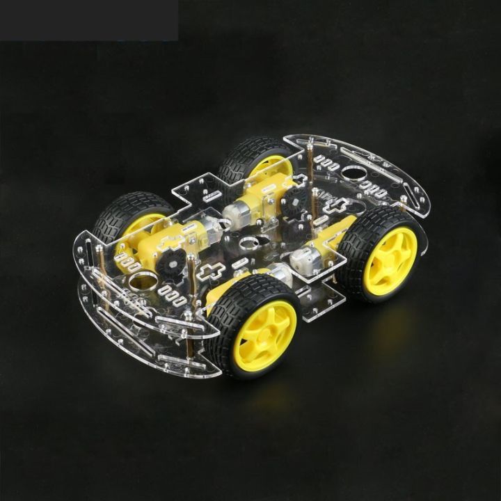 Circuitrocks Motor Smart Robot Car Chassis DIY Kit Speed Encoder 4WD 4 ...