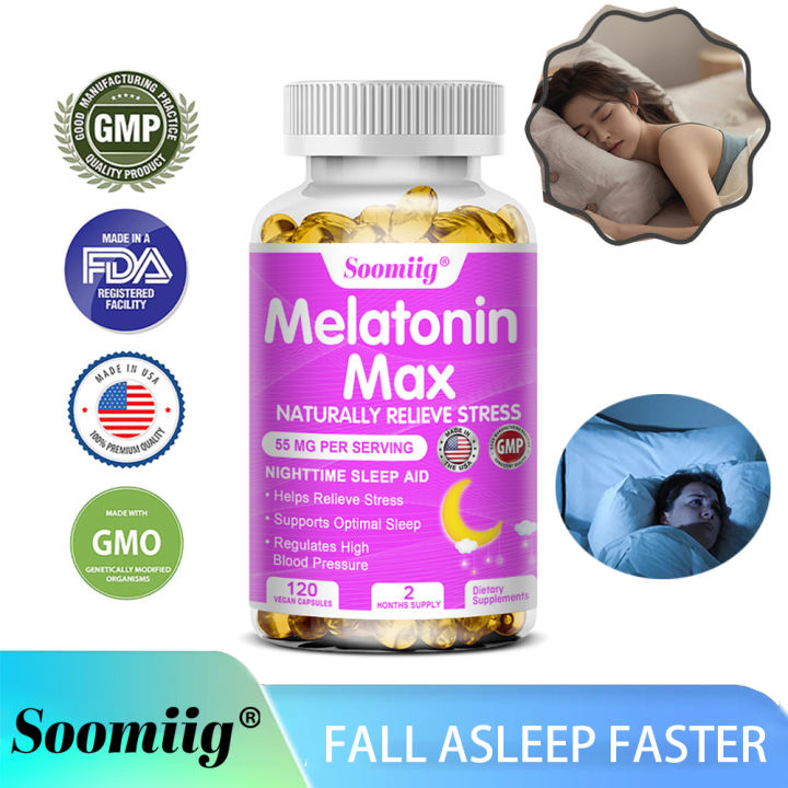 Melatonin Supplements Adult Melatonin Improve Mood Relieve Stress ...