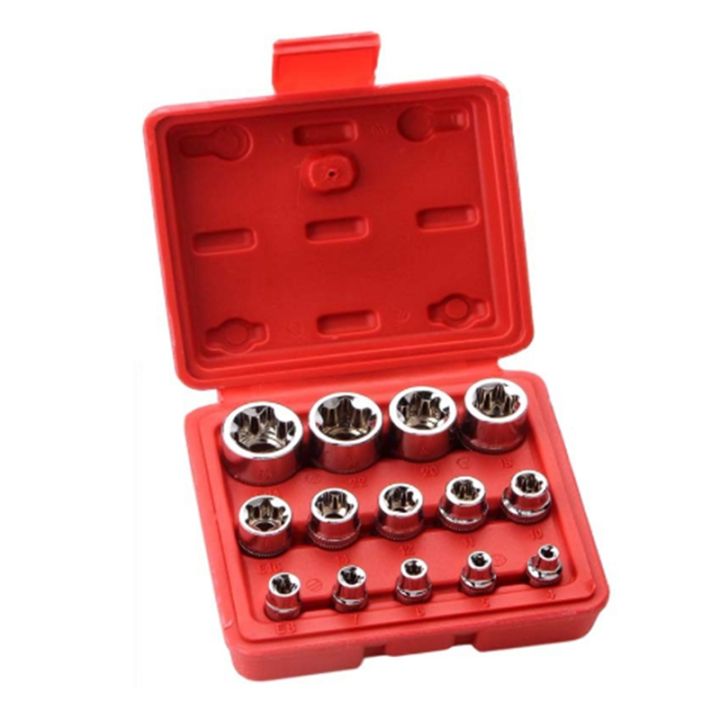 14piece E Torx Socket Set Premium Female Torx Socket Set Star Socket